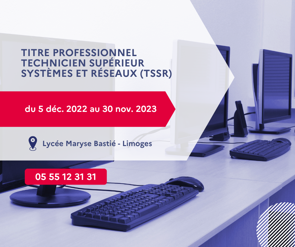 Devenir Technicien Supérieur Systèmes et réseaux - GRETA du Limousin Devenir Technicien Supérieur Systèmes et réseaux - GRETA du Limousin