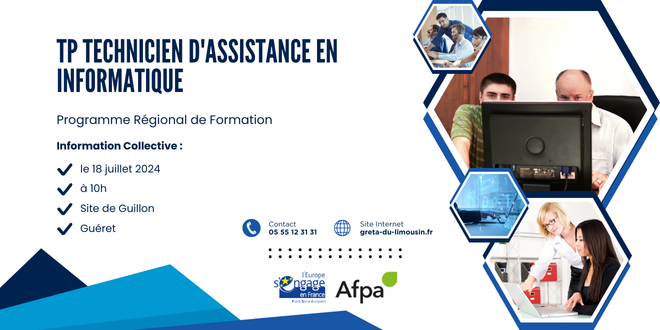Titre Professionnel Technicien d'Assistance en Informatique - GRETA du ... Titre Professionnel Technicien d'Assistance en Informatique - GRETA du ...