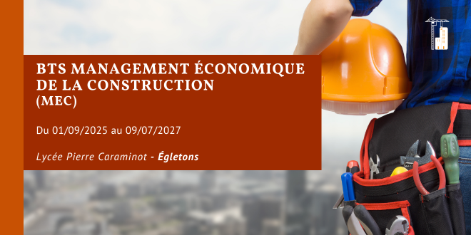 BTS Management Économique de la Construction - GRETA du Limousin